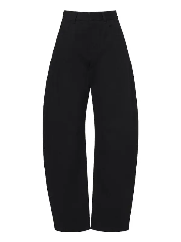 Alaïa Barrel-leg Jeans - Black