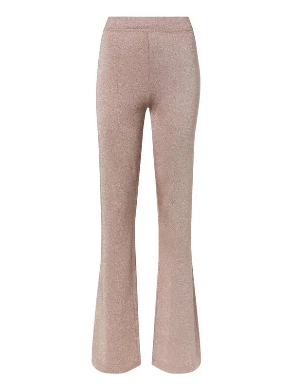 Missoni Lamé Flared Pants - Pink