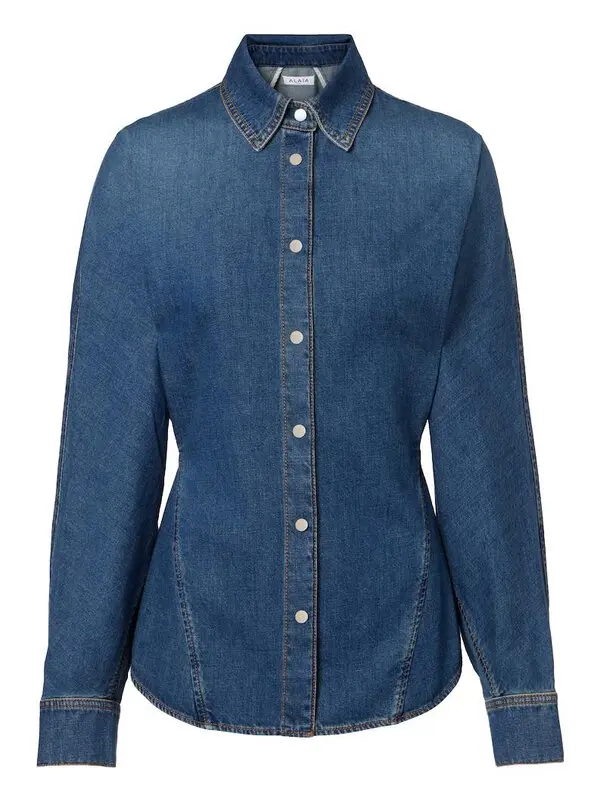 Alaïa Denim Shirt - Blue
