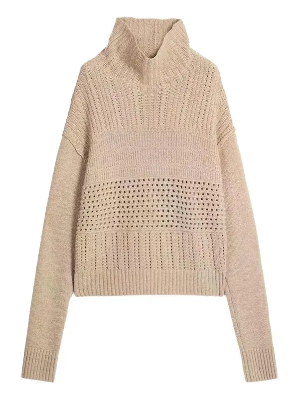 Ports 1961 Cable-knit Sweater - Neutrals