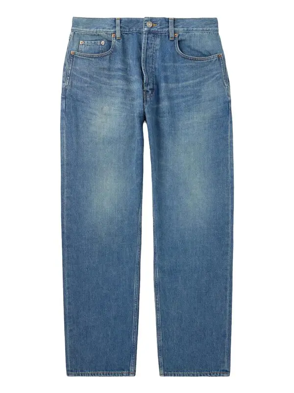 Saint Laurent Mick Straight-leg Jeans - Blue