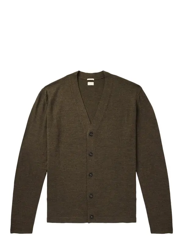 Massimo Alba Darcy Virgin Wool Cardigan - Brown