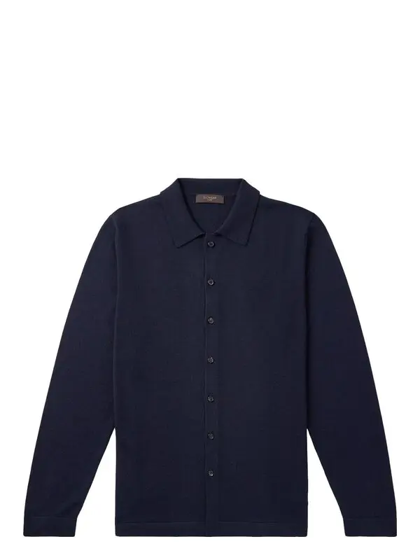 SLOWEAR Wool Cardigan - Blue