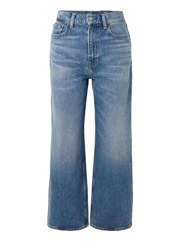 Polo Ralph Lauren High-rise Wide-leg Jeans - Blue