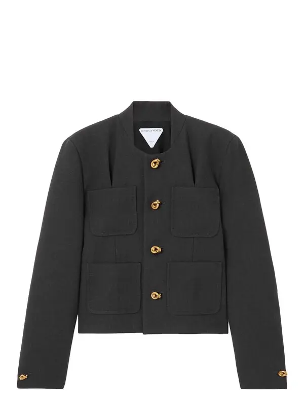 Bottega Veneta Woven Jacket - Black