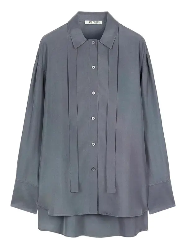 Ports 1961 Button-up Shirt - Grey