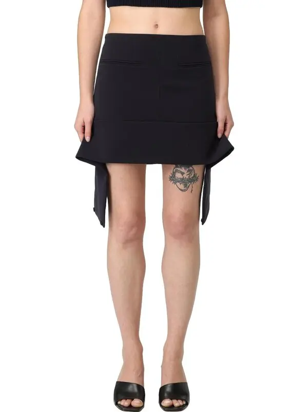 COURREGES Asymmetrical Skirt - Blue