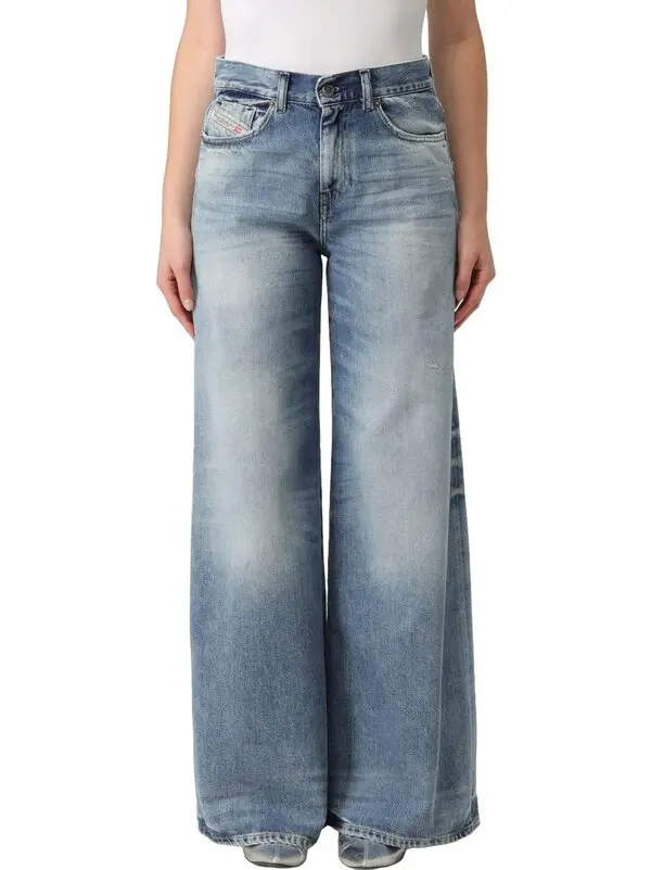 DIESEL Wide-leg Jeans - Blue