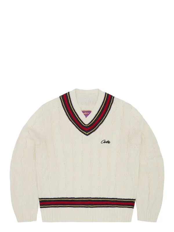 CORTEIZ Wimbledon Knit Sweater - White