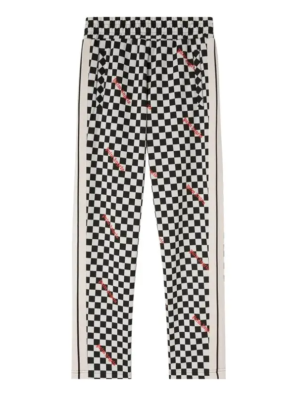 Palm Angels Jacquard Damier Classic Track Pants - Black