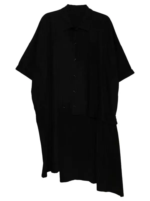 Y’s Crepe De Chine Long Dress - Black