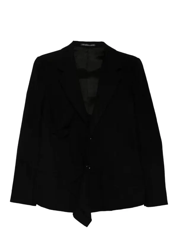 Y’s Draped Blazer - Black