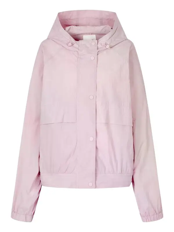 STUDIO TOMBOY Hooded Drawstring Jacket - Pink