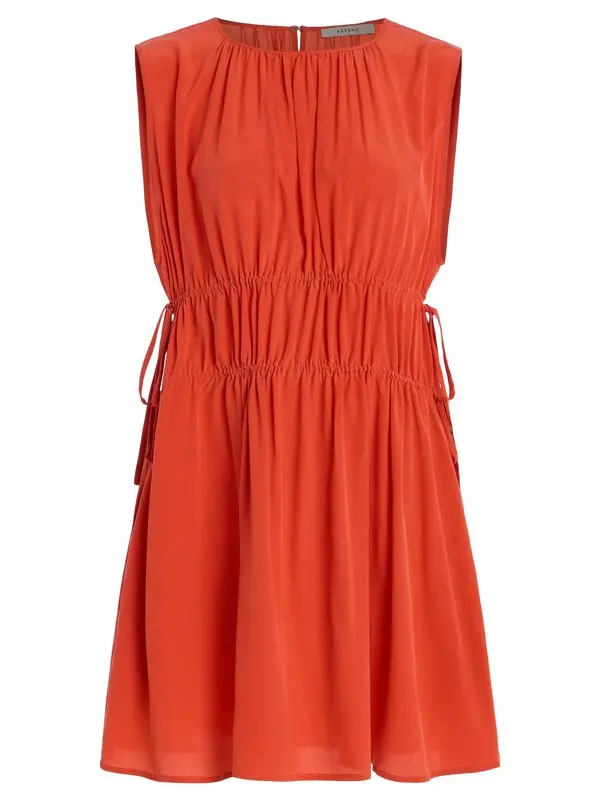 Asceno The Como Mini Dress - Orange