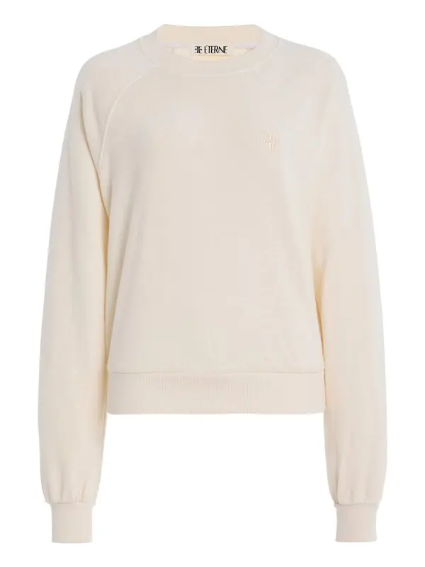 Eterne Sonny Cotton Sweater - Ivory