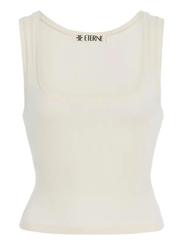 Eterne Cotton-modal Tank - White