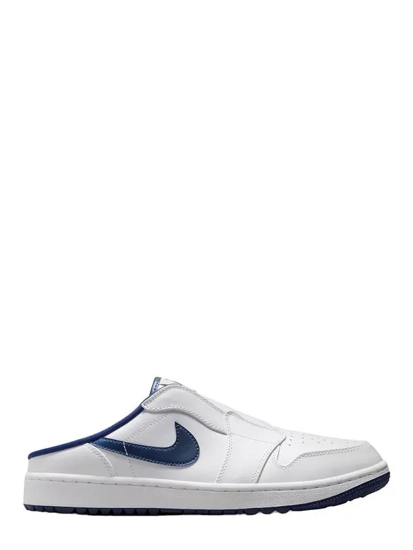 JORDAN 1 Golf Mule - White/midnight Navy Blue