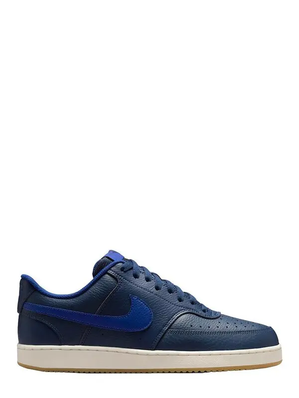 Nike Court Vision Low Sneakers - Midnight Navy Blue/sail/gum Light Brown