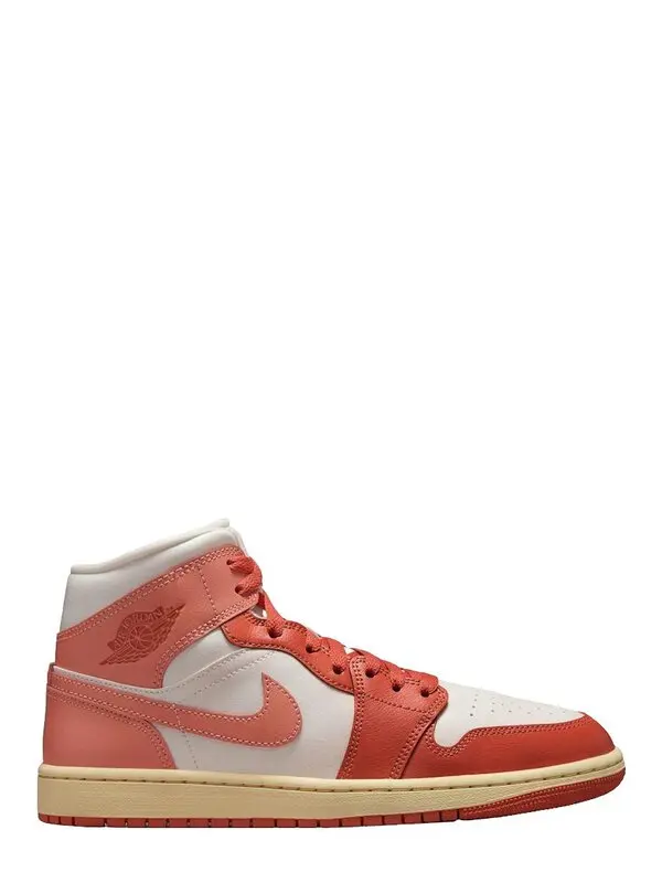 JORDAN 1 Mid Sneakers - Sail/madder Root/muslin