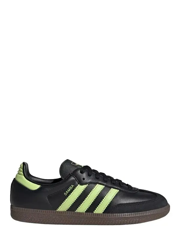 Adidas Samba Og Sneakers - Core Black/pulse Lime/gum