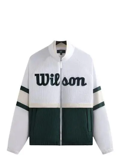 Kith X Wilson Dobby Track Jacket - White