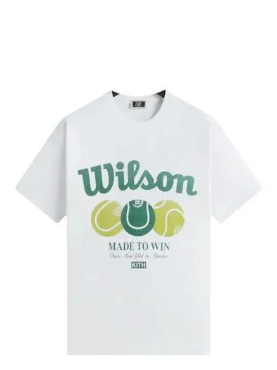 Kith X Wilson Made To Win Vintage Tee Shirt - White