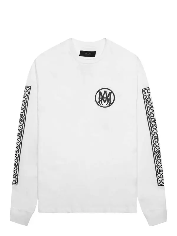 Amiri Ouija Board Long Sleeve Tee Shirt - White