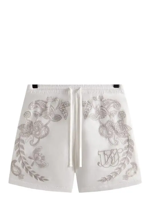 Kith X Wilson Embroidered Mesh Active Short - White