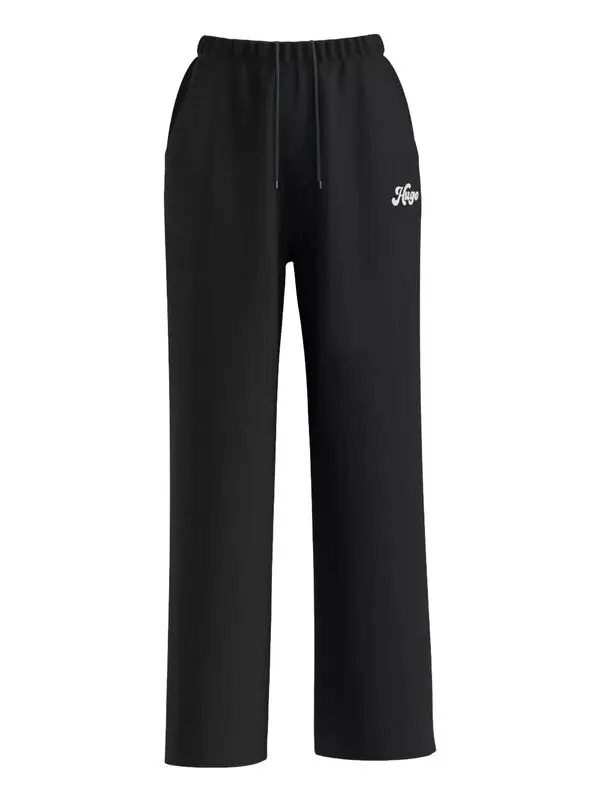 Hugo Logo-appliqué Track Pants - Black