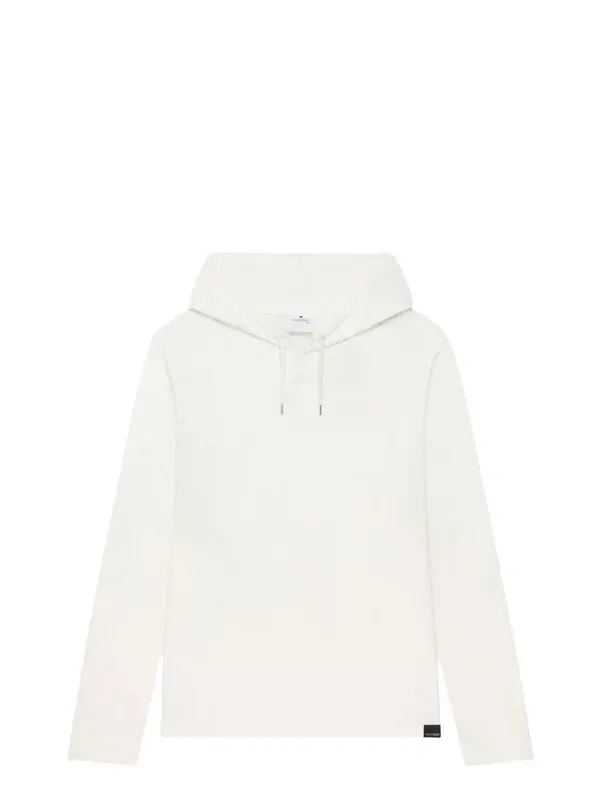 COURREGES Asymmetric Long-sleeve Hoodie - White