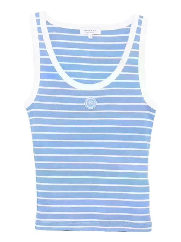 SPORTY & RICH Srhwc Tank Top - Blue