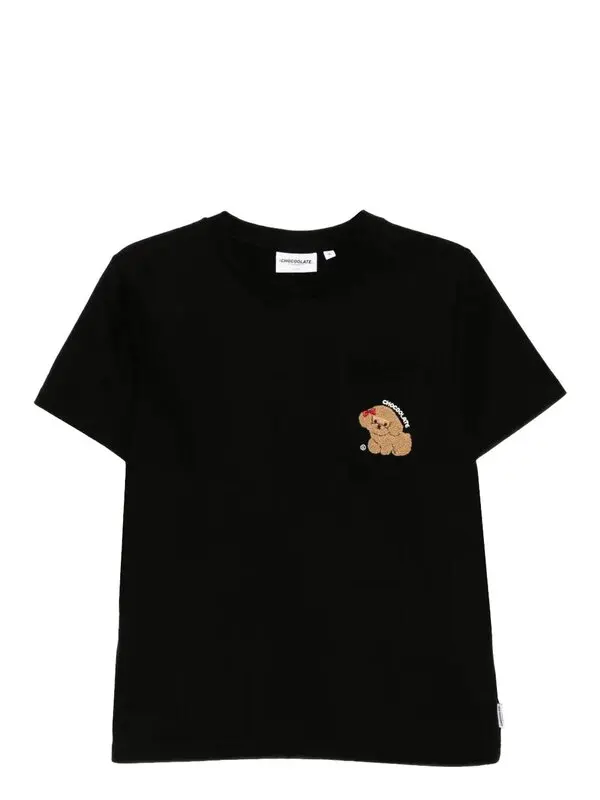 CHOCOOLATE Cotton T-shirt - Black