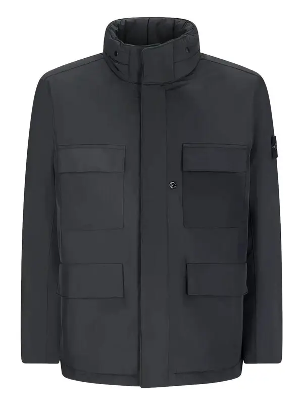 Stone Island Compass-badge Field Jacket - Black