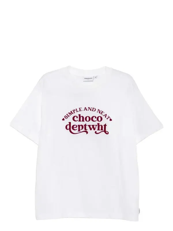 CHOCOOLATE Cotton T-shirt - White
