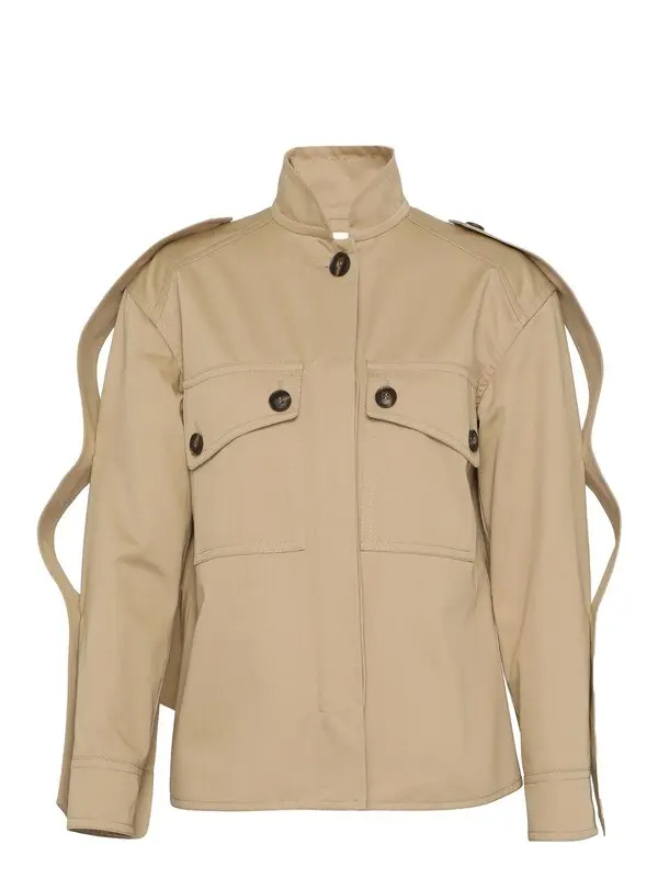 Zimmermann Rebellion Cotton Twill Jacket - Neutral