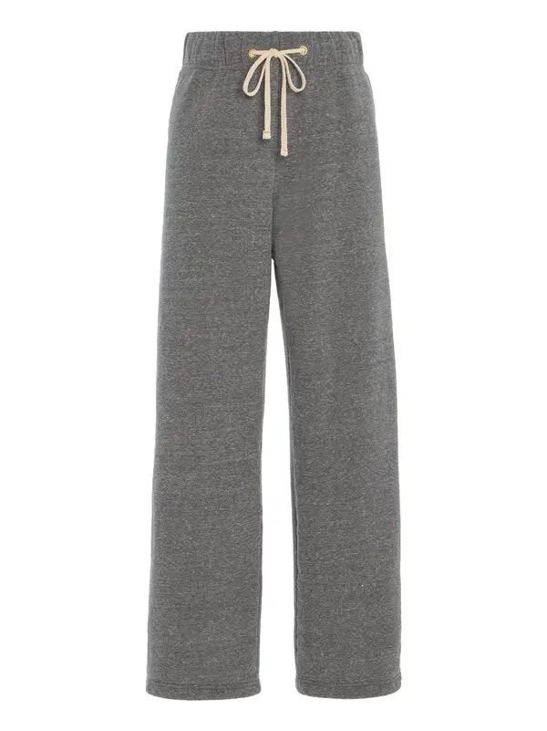 LES TIEN Eazy Cotton-blend Pants - Grey