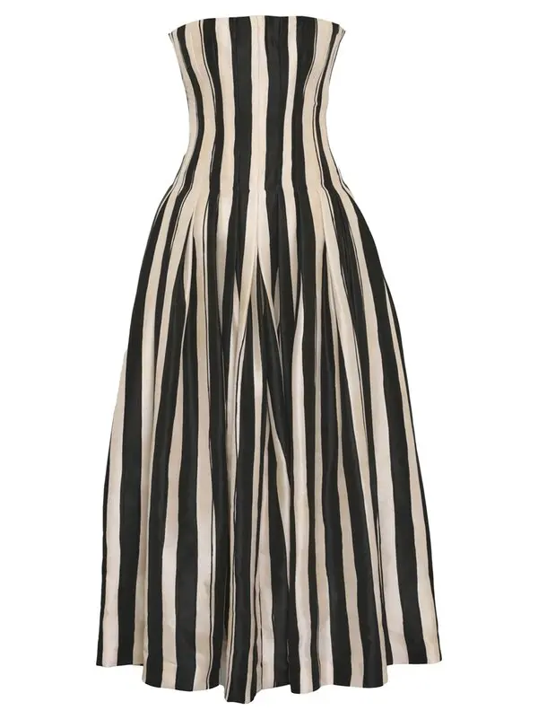 Zimmermann Rebellion Paint Gown - Stripe