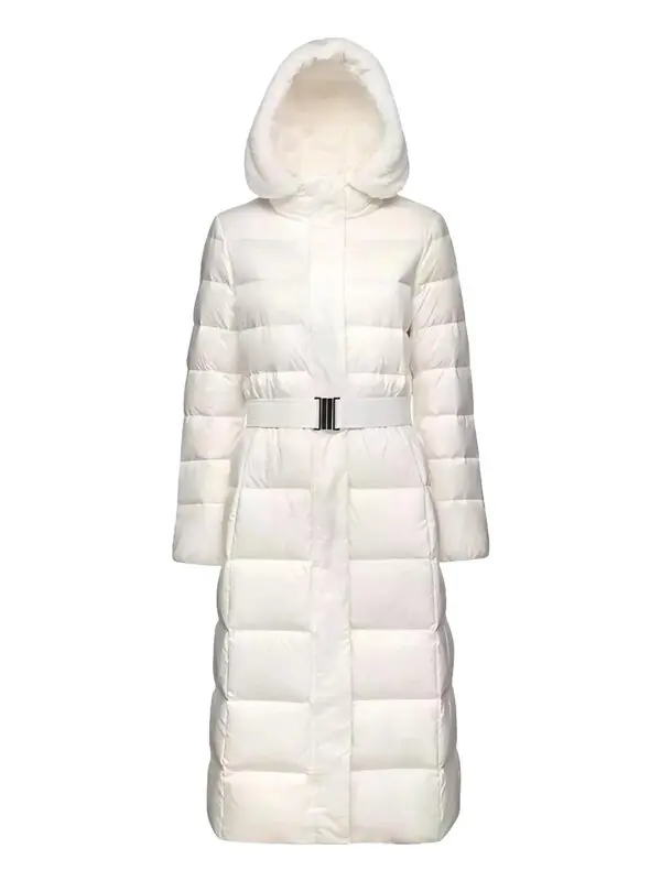 Geox Pheby Hooded Puffer Coat - White