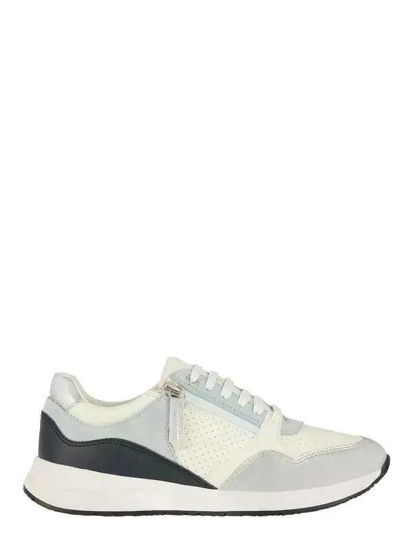 Geox Bulmya Zip-detail Sneakers - White