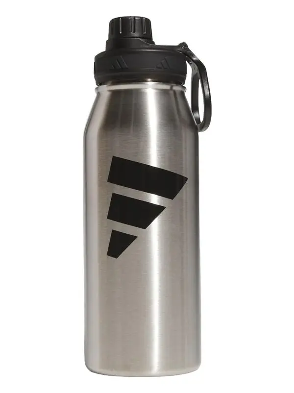 Adidas L Steel 1l Metal Bottle - Silver Radiant / Black