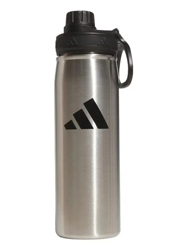 Adidas L Steel 1l Metal Bottle - Alumina / White / Black