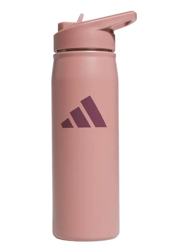 Adidas M Steel Straw 600 Metal Bottle - Warm Clay / Burgundy