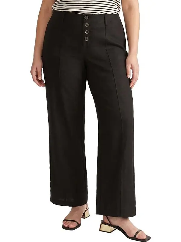 Universal Standard Coastal Linen Pants - Navy