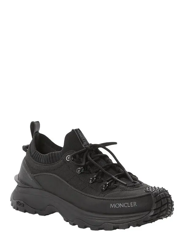 Moncler Trailgrip Lite3 Low Top Sneakers - All Black