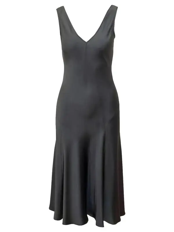 Max Mara Acqui Midi Dress - Grey