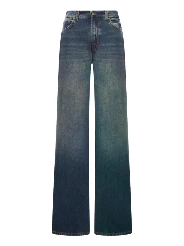 HAIKURE Bethany High-waist Straight Jeans - Blue