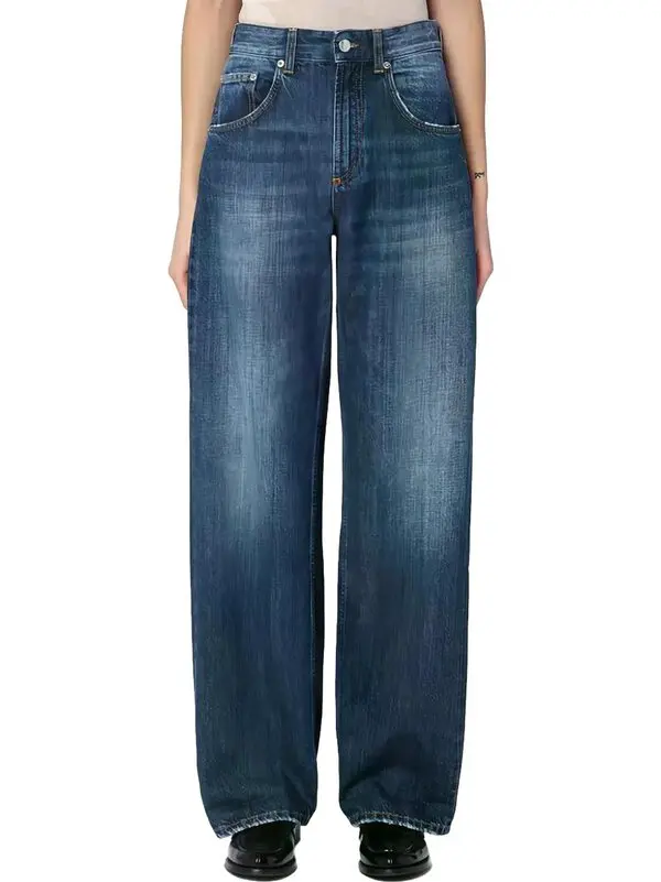 DEPARTMENT 5 High-waist Five-pocket Jeans - Blue