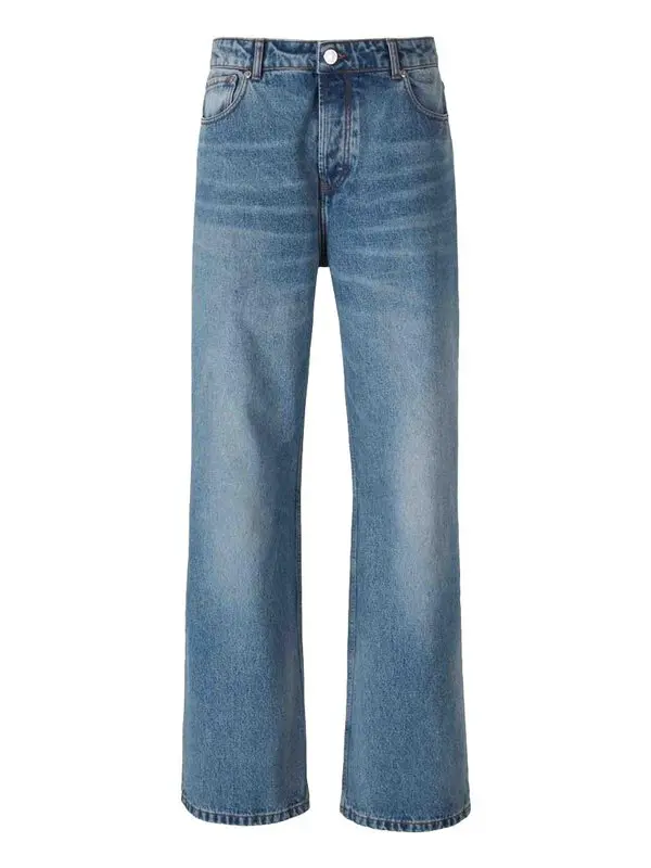 Ami Wide Leg Jeans - Denim Blue