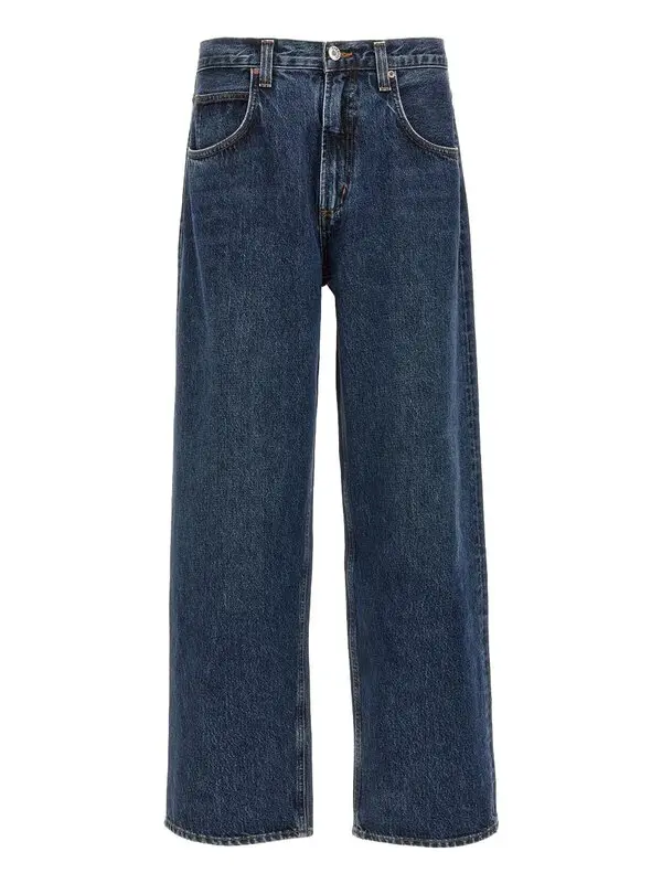 AGOLDE Fusion Wide Leg Jeans - Blue