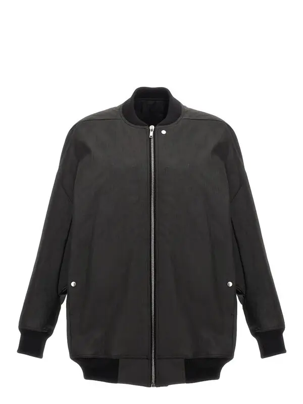 Rick Owens Jumbo Peter Flight Jacket - Black